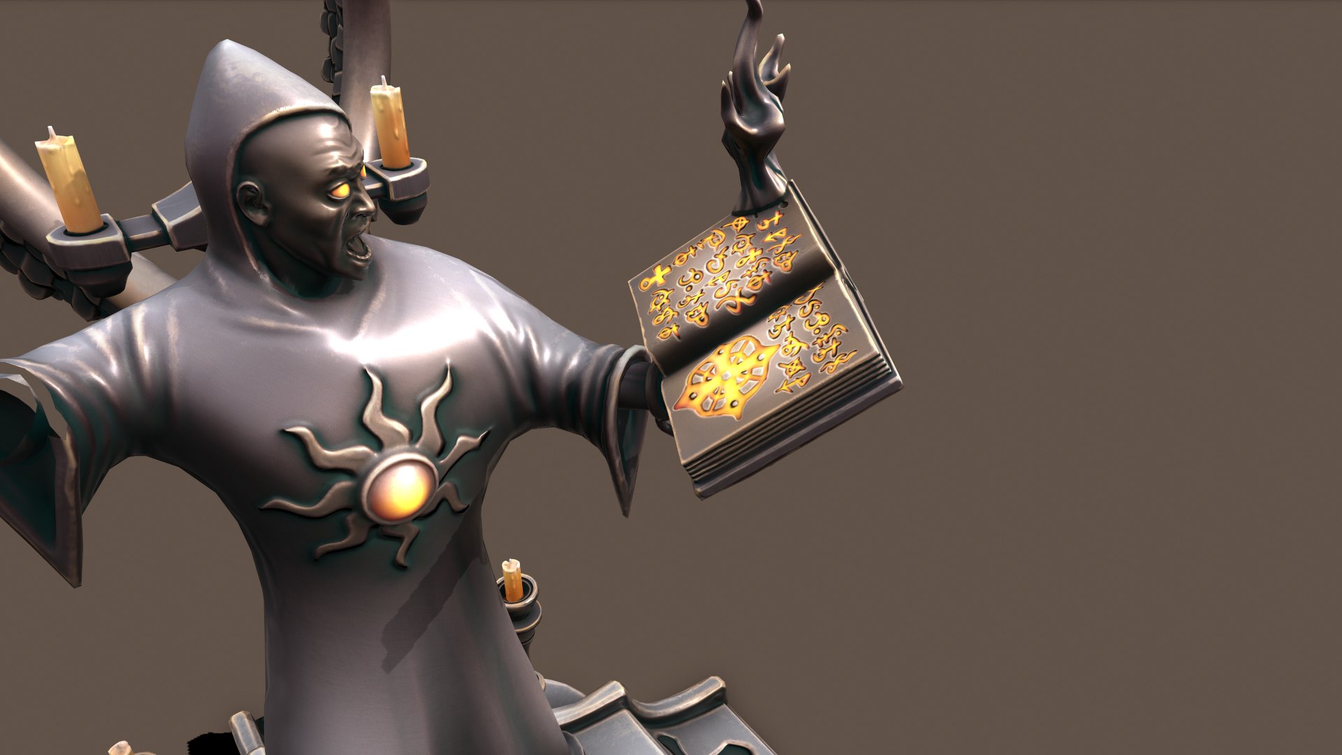 Statue Preacher 3D - TurboSquid 1523095