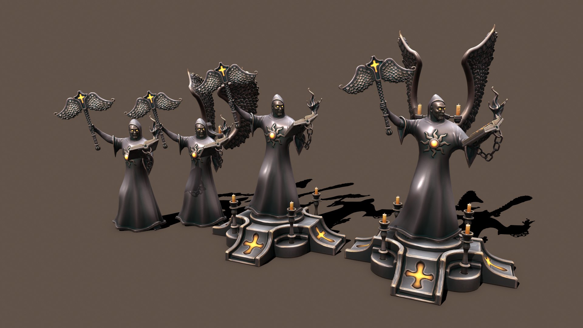 Statue Preacher 3D - TurboSquid 1523095