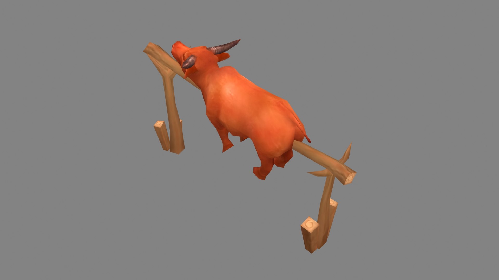 Cartoon Roast Beef - Roast Whole 3D - TurboSquid 1936300