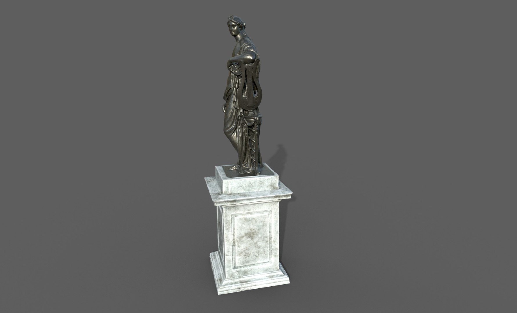 3D Man Statue Model - TurboSquid 1575413