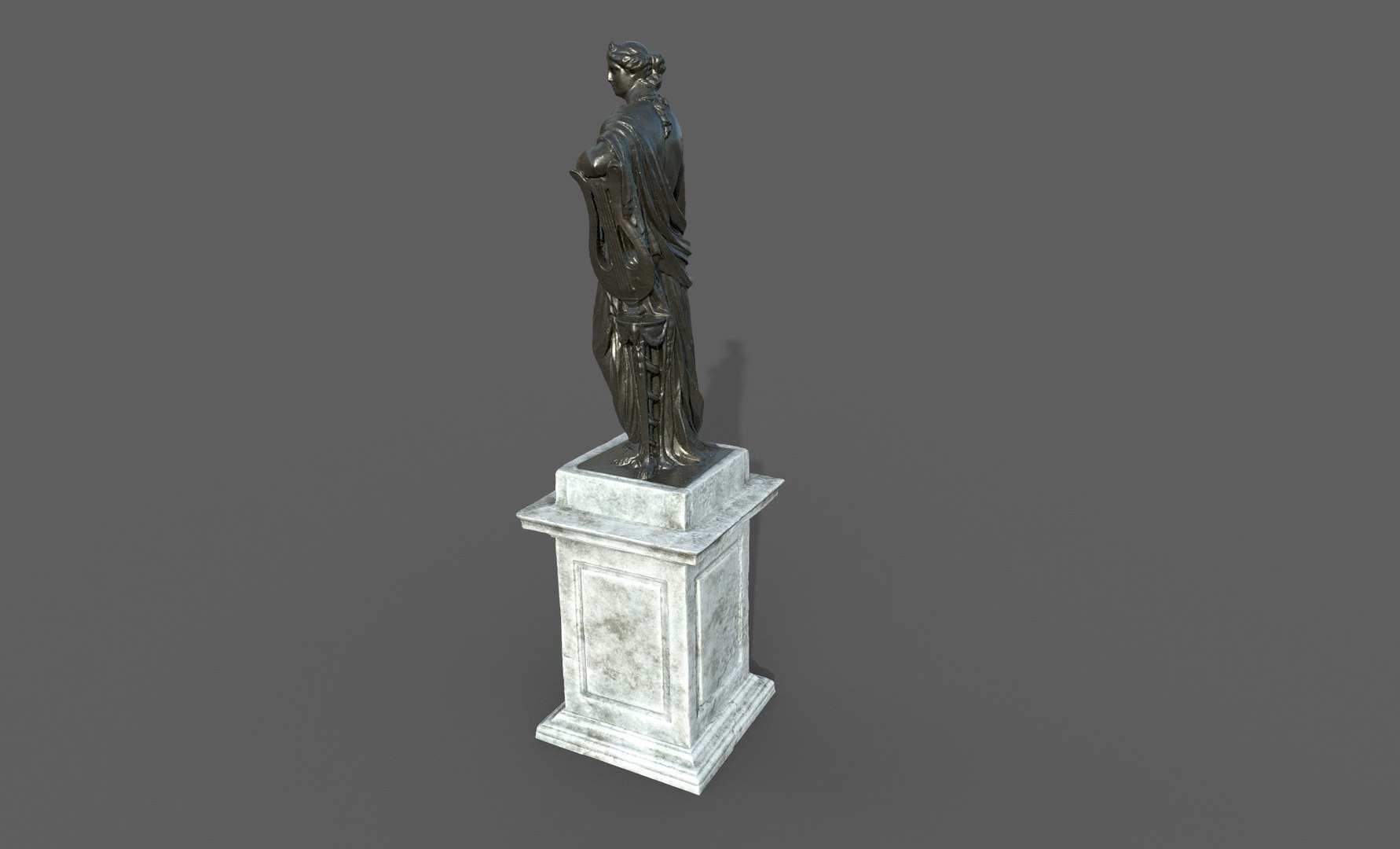 3D Man Statue Model - TurboSquid 1575413
