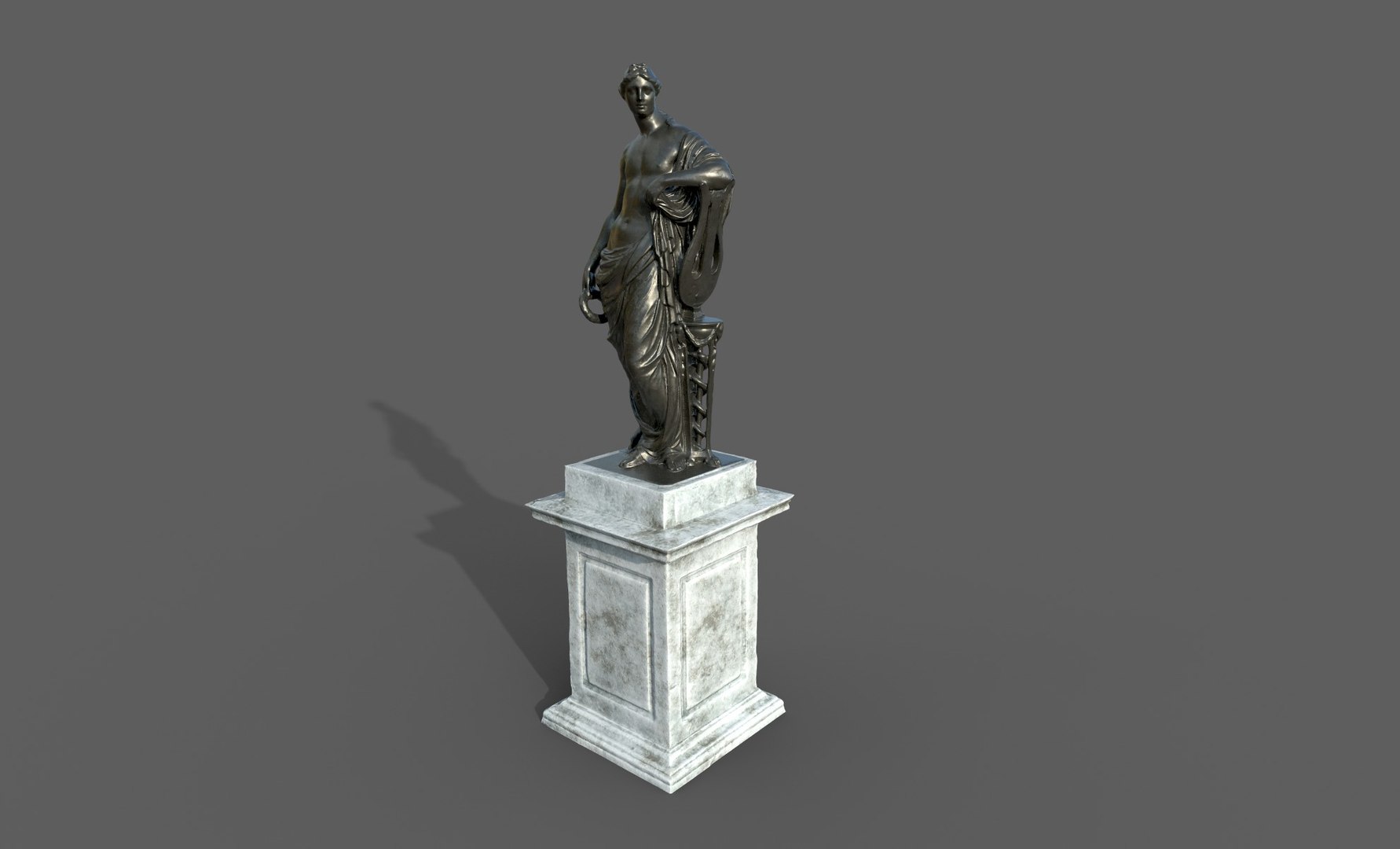 3D Man Statue Model - TurboSquid 1575413