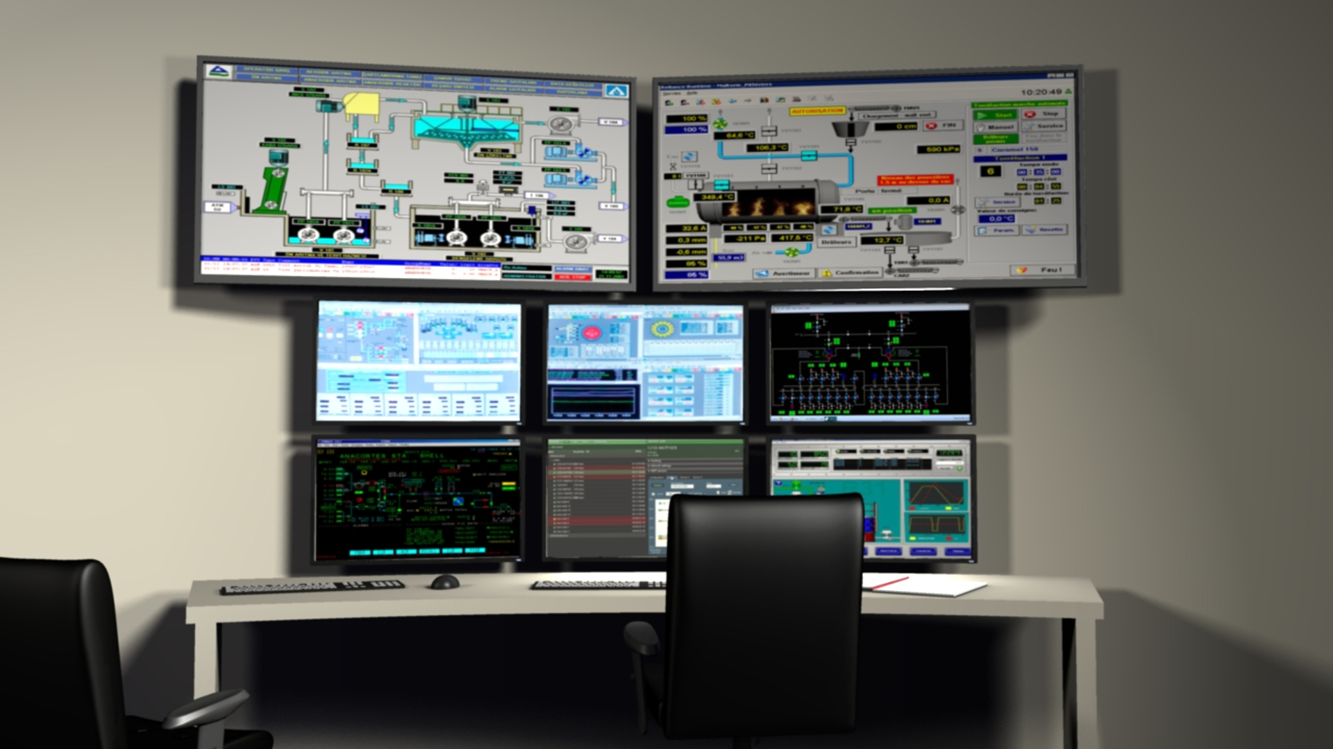 modelo 3d Cuarto de control - TurboSquid 1221876