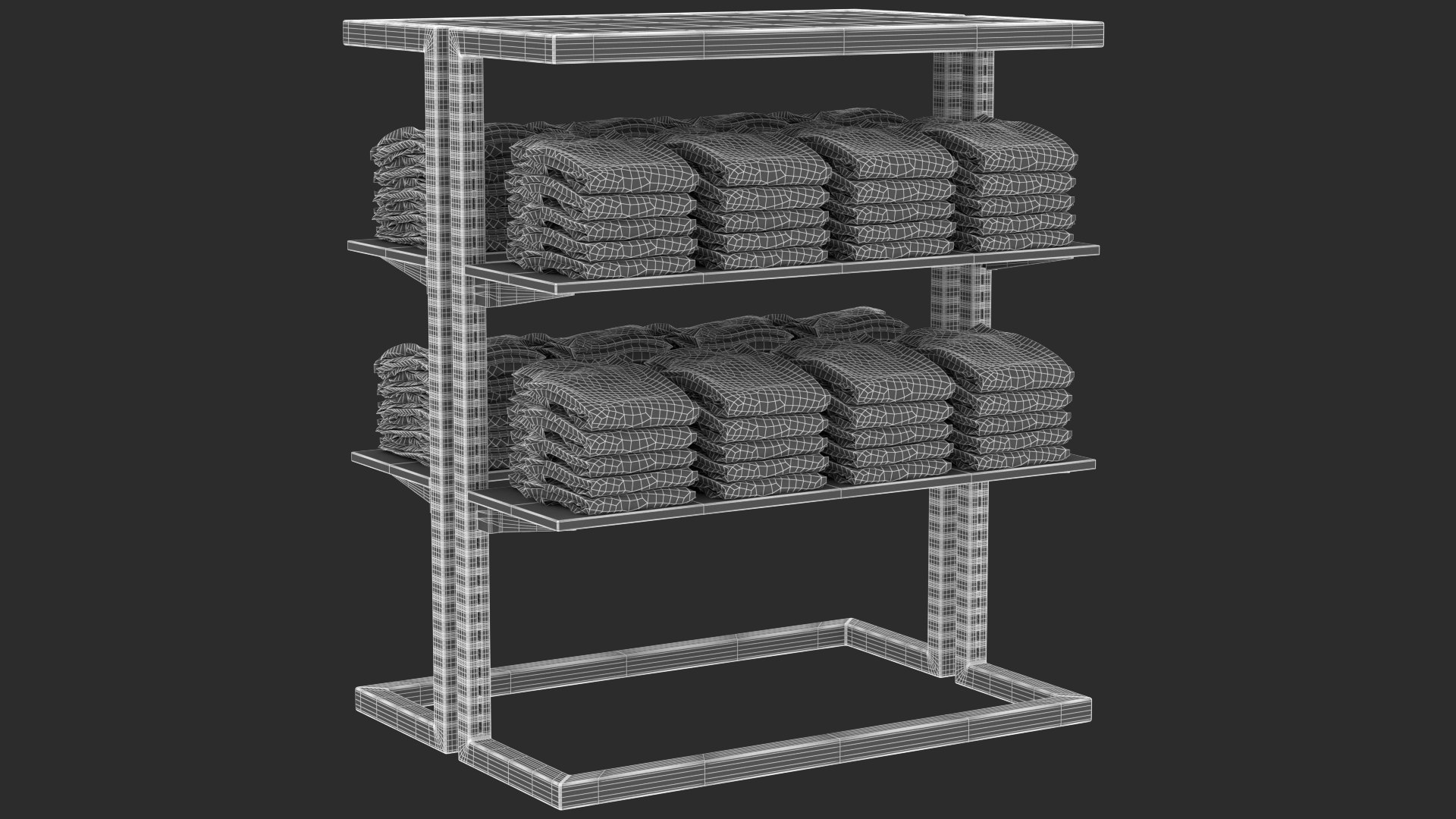 Jeans Gondola Display 3D Model - TurboSquid 2009713