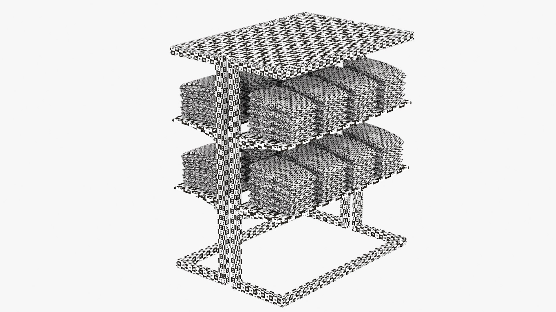 Jeans Gondola Display 3D Model - TurboSquid 2009713