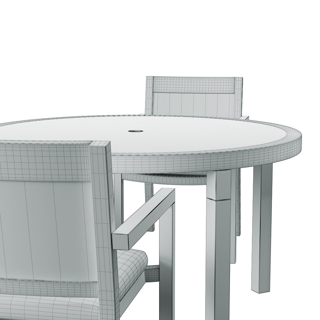 Garden Table 3D Model - TurboSquid 1464630