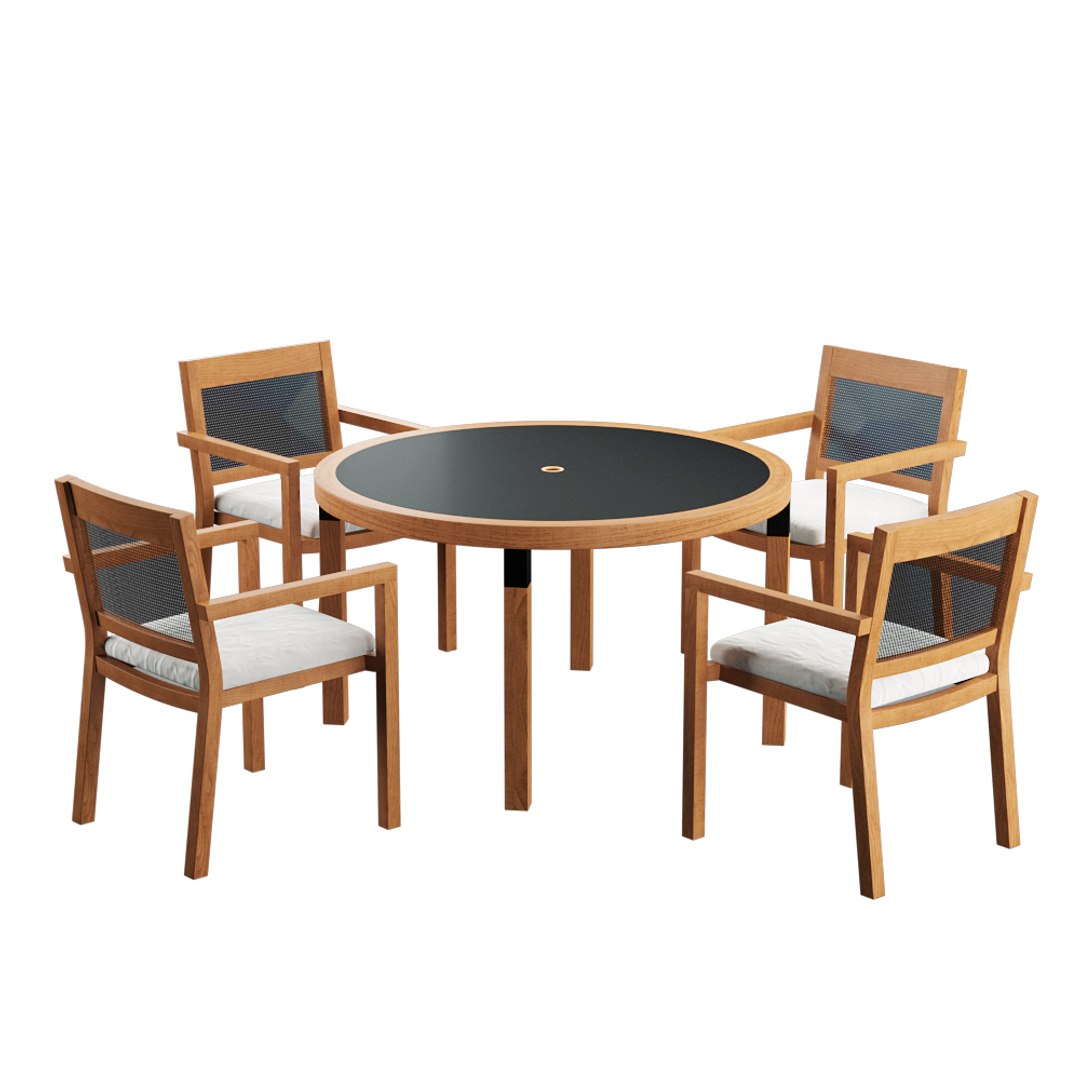 Garden Table 3D Model - TurboSquid 1464630