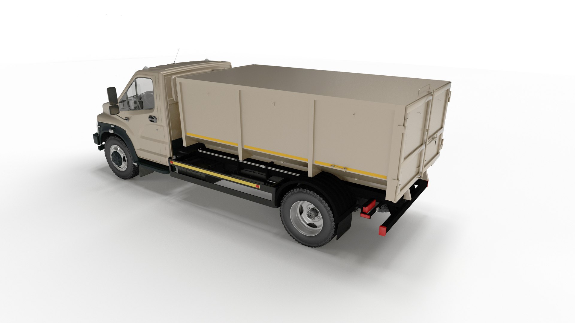 3D Gaz Loader Car Model - TurboSquid 1358320