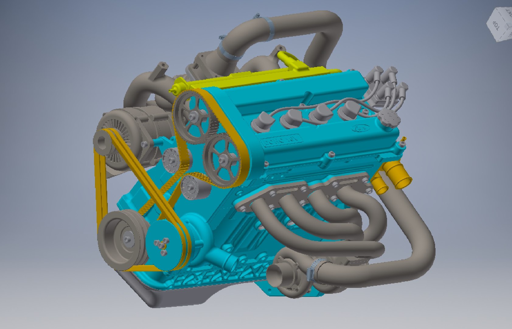 Zetec 4 Engines 3D Model 3D Model - TurboSquid 1906949