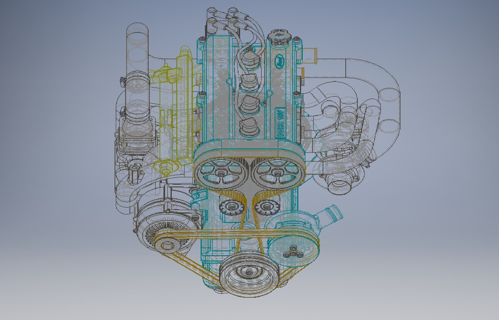 Zetec 4 Engines 3D Model 3D Model - TurboSquid 1906949