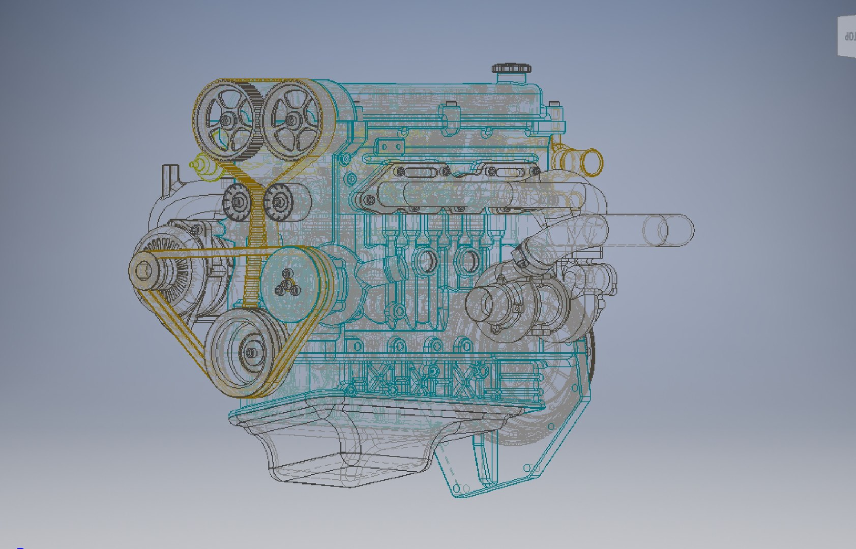Zetec 4 Engines 3D Model 3D Model - TurboSquid 1906949