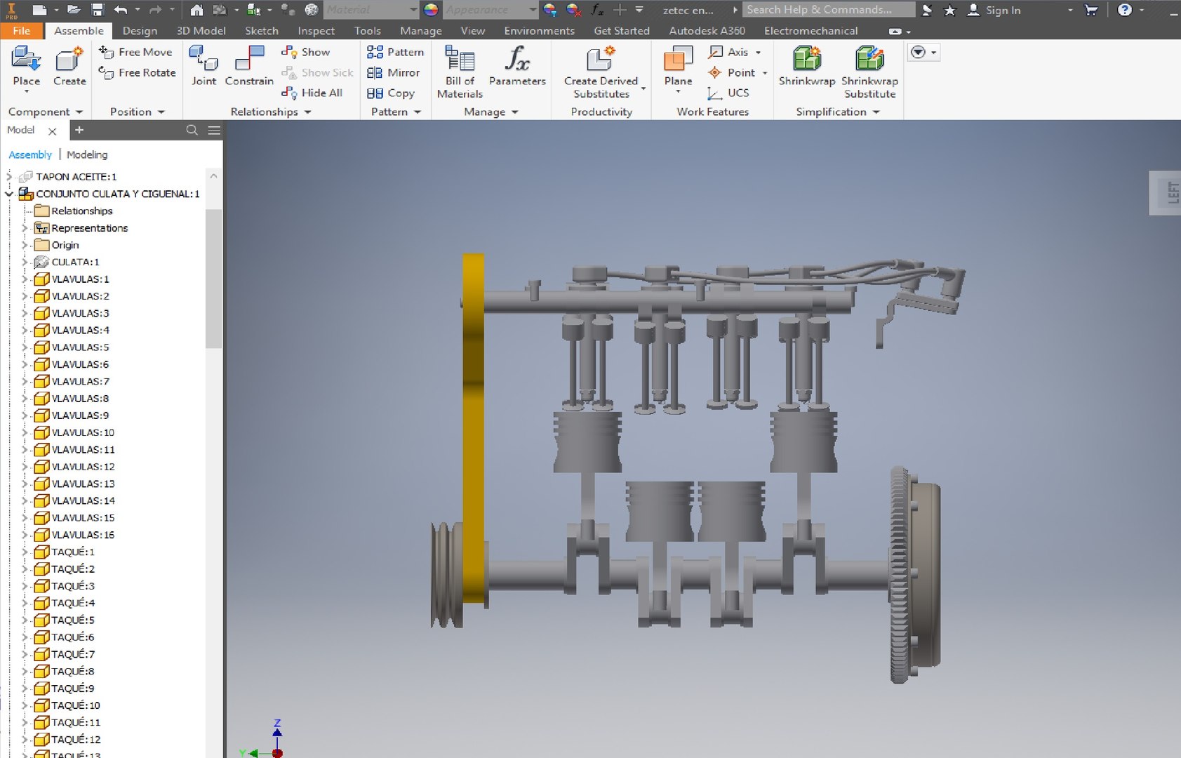 Zetec 4 Engines 3D Model 3D Model - TurboSquid 1906949