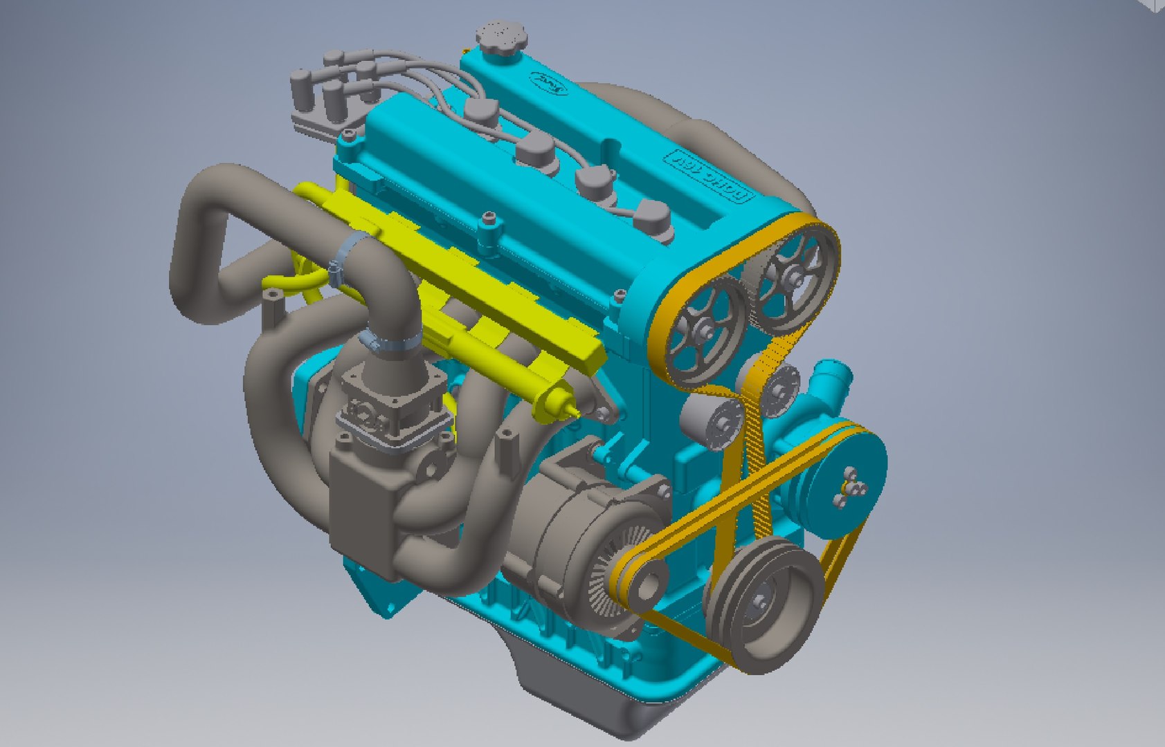Zetec 4 Engines 3D Model 3D Model - TurboSquid 1906949