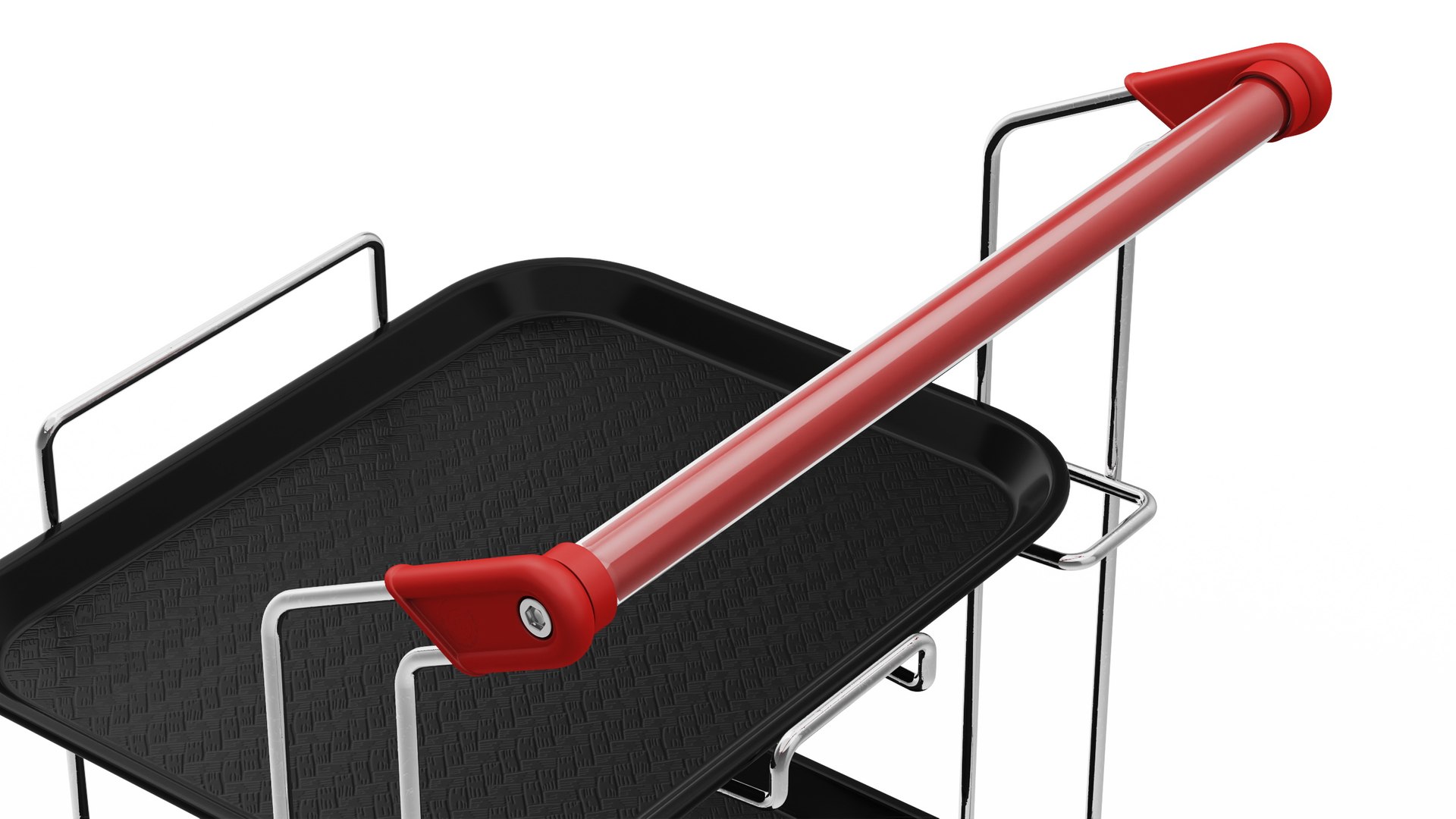 3D Model Tray Cart With Black Trays - TurboSquid 2022321