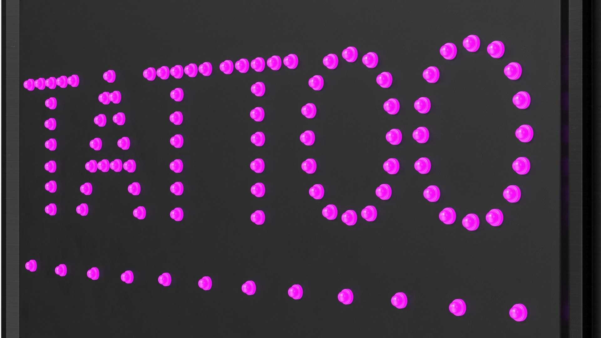 3D Tattoo Purple LED Neon Light Sign for Business ON model - TurboSquid ...