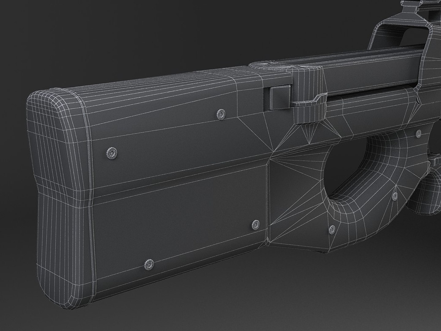 3d Fn P90 Submachine