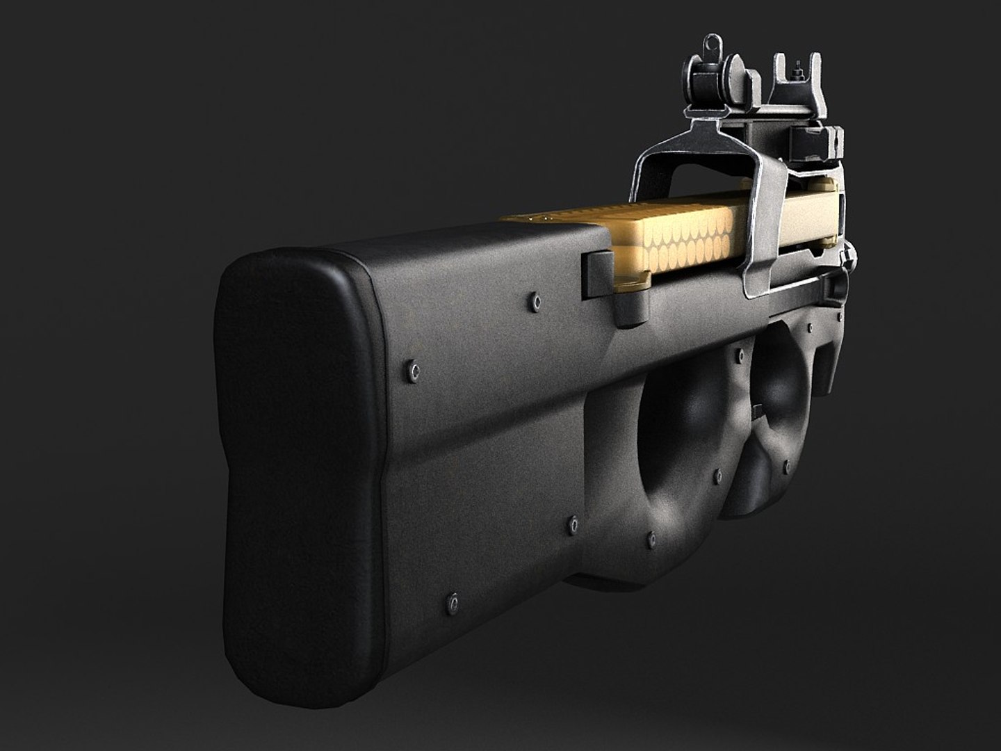 3d Fn P90 Submachine