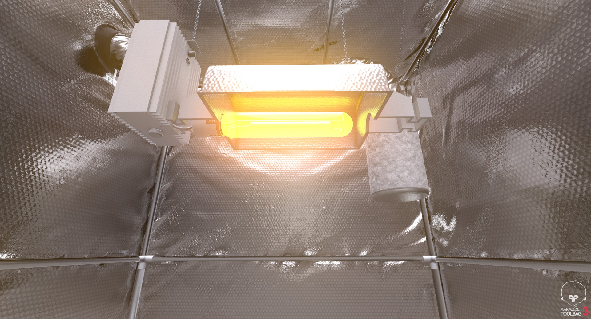 3D Grow Tent Model - TurboSquid 1228419