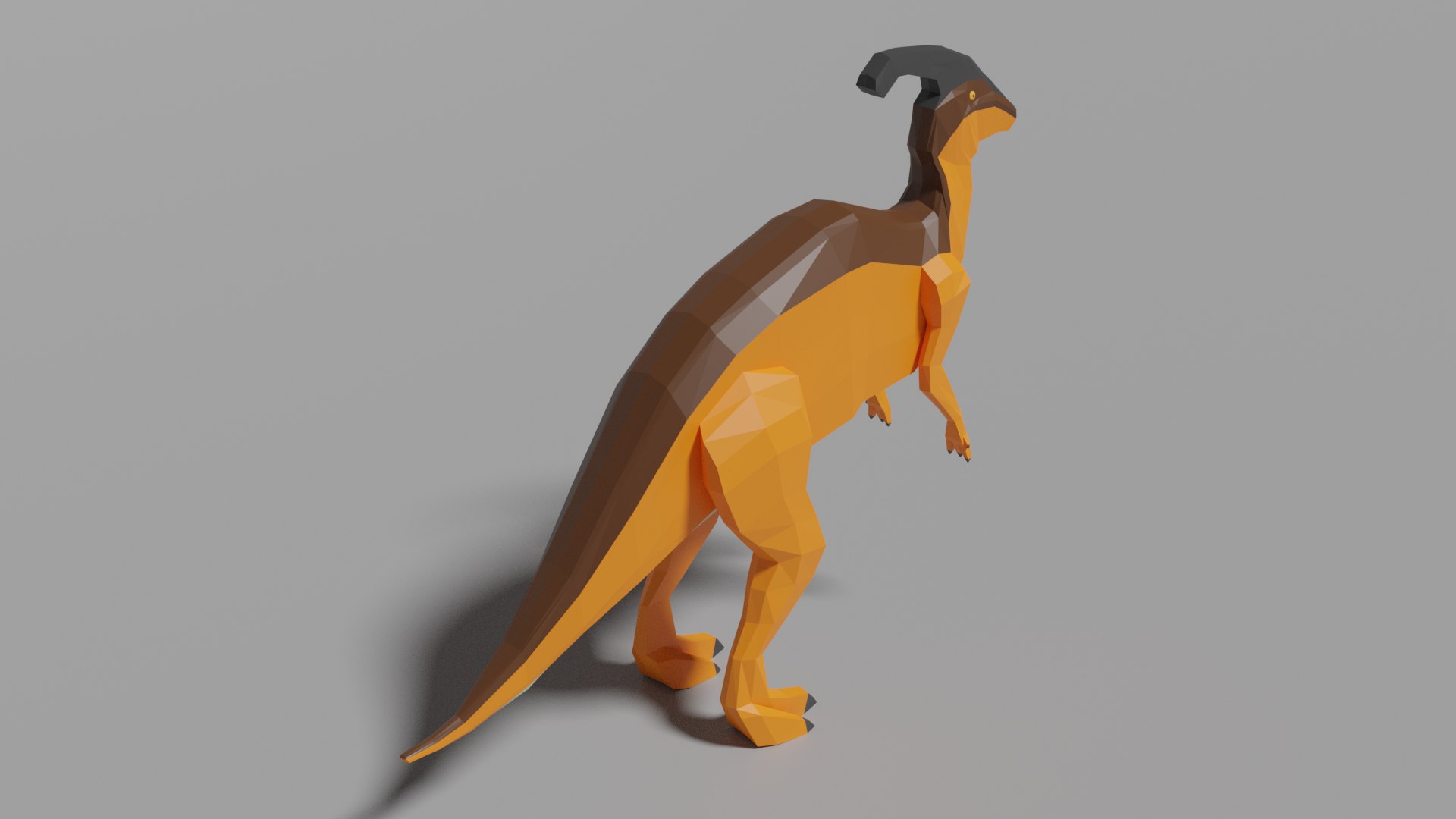 3D Low-poly Parasaurolophus - TurboSquid 1777151