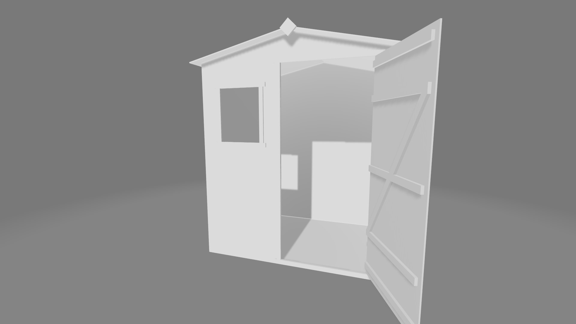Storage Shed 3D Model - TurboSquid 2013633