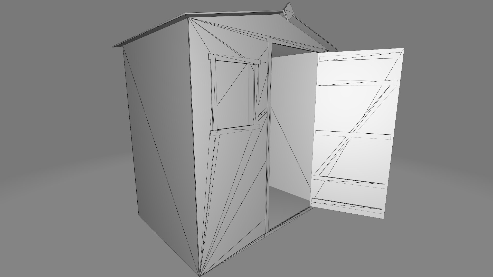 Storage Shed 3D Model - TurboSquid 2013633