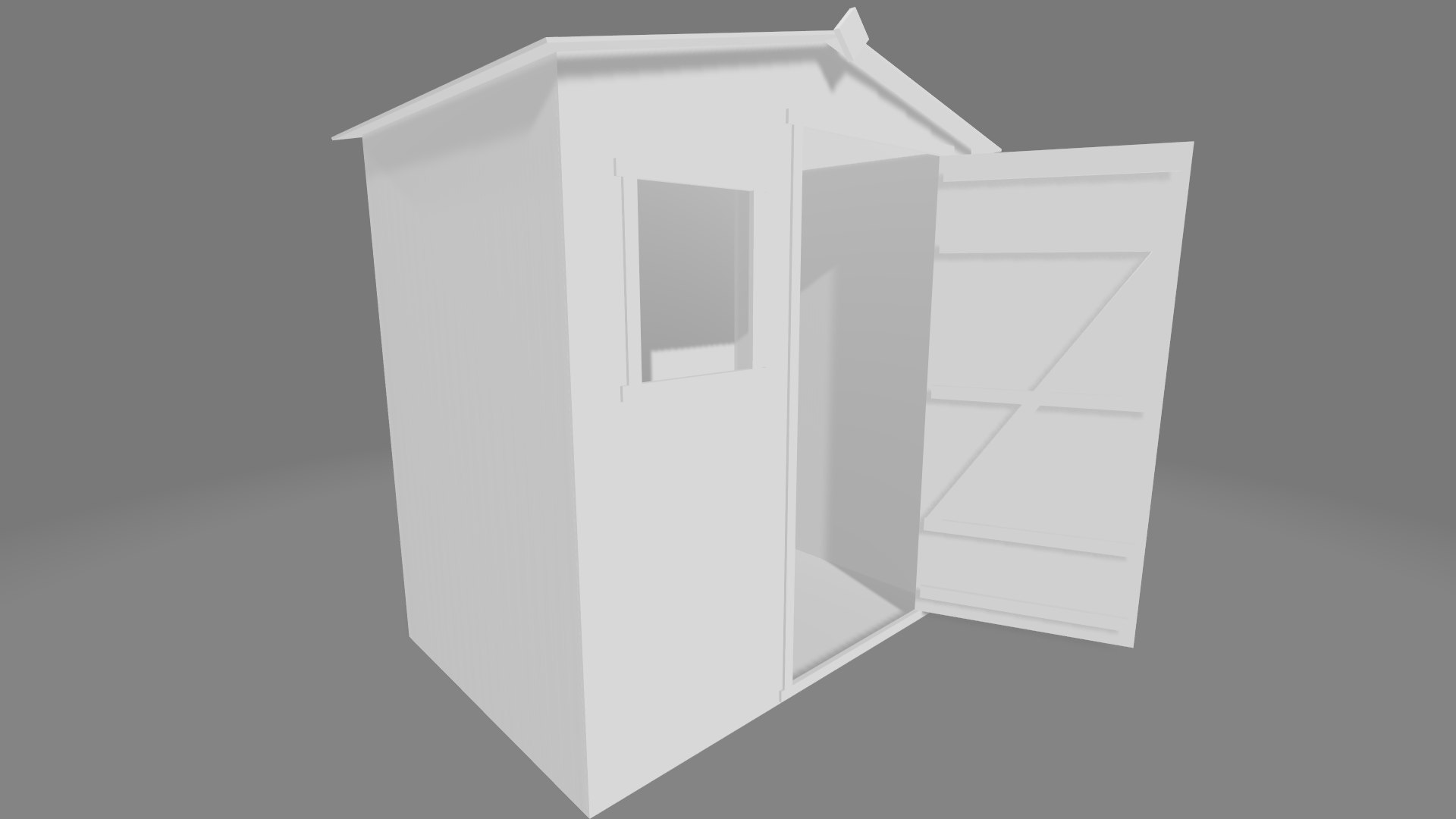 Storage Shed 3D Model - TurboSquid 2013633