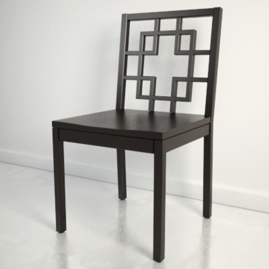 3ds max overlapping squares sidechair
