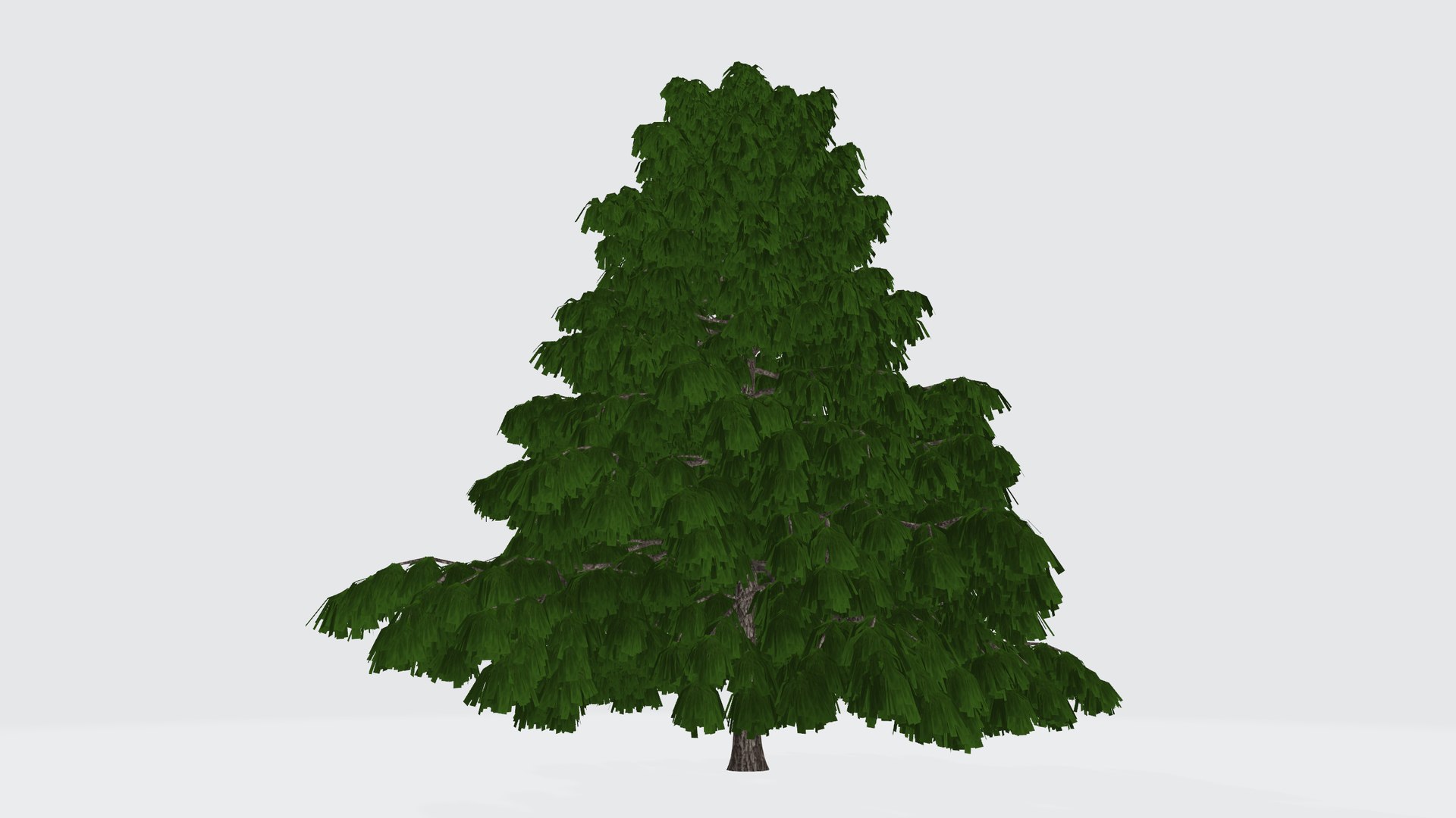 Drooping Green Tree 3D Model - TurboSquid 1956177