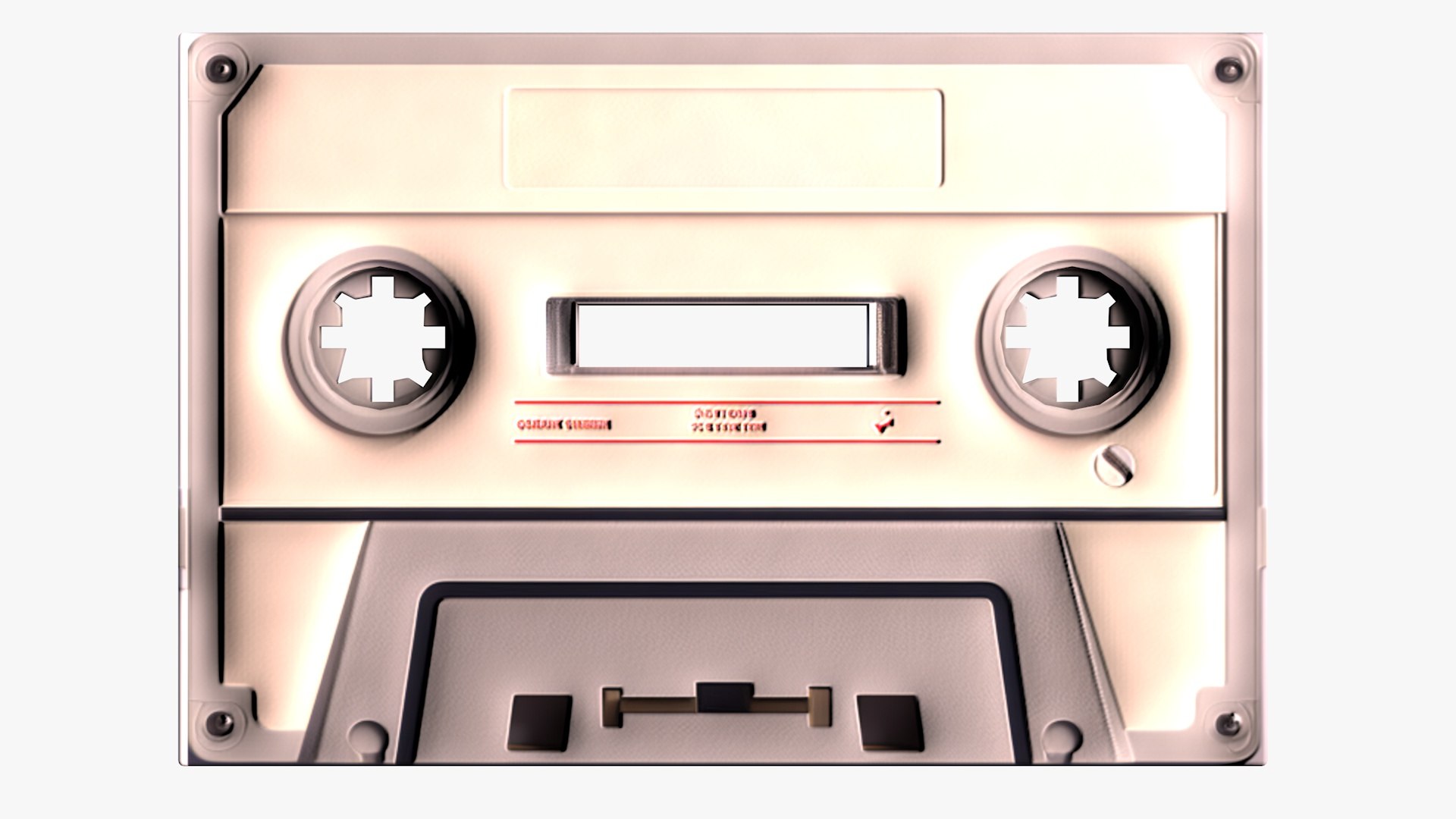 3D Cassette Tape Model - TurboSquid 2101455