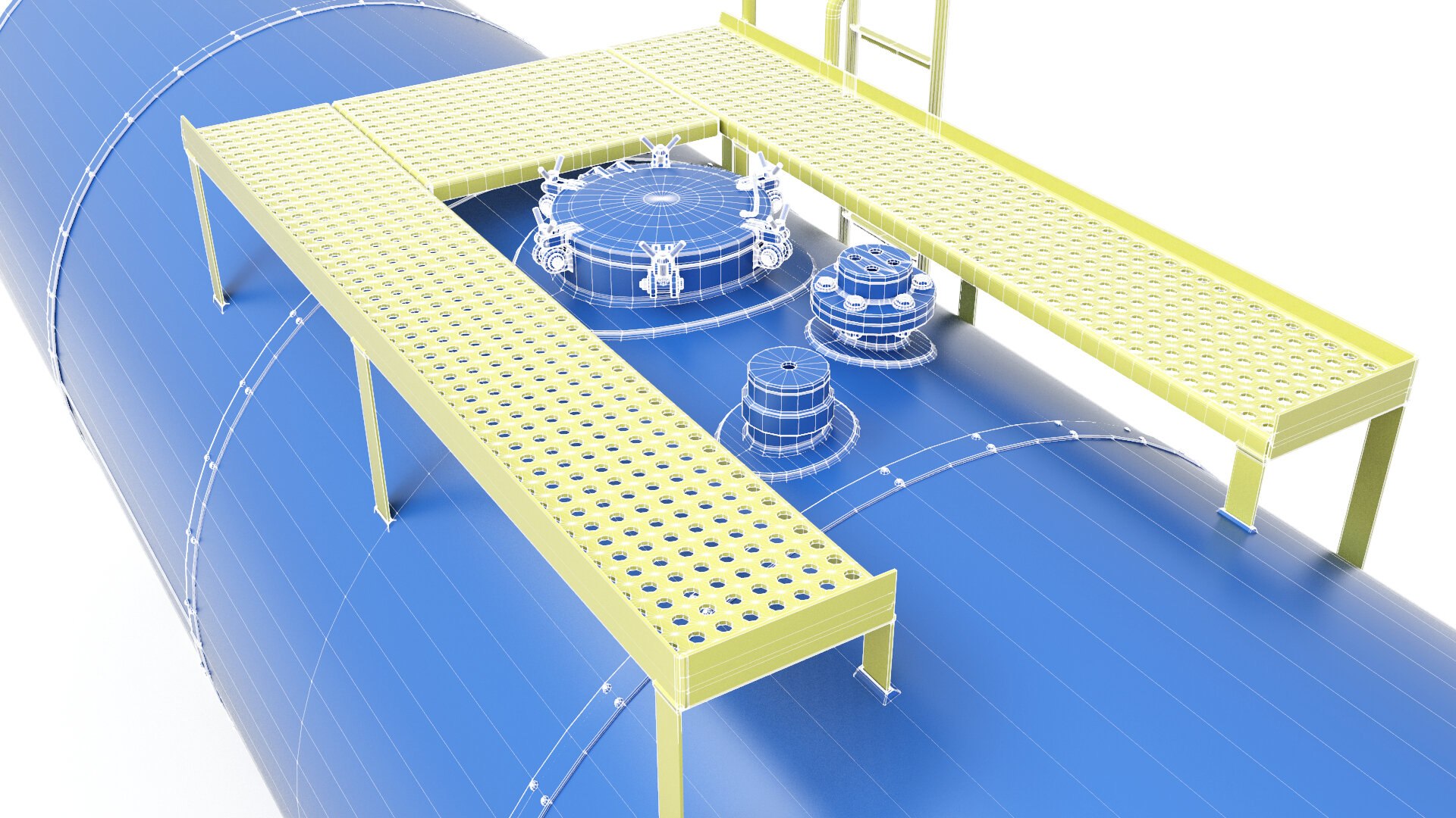 Tank Pipes 3D Model - TurboSquid 1604254