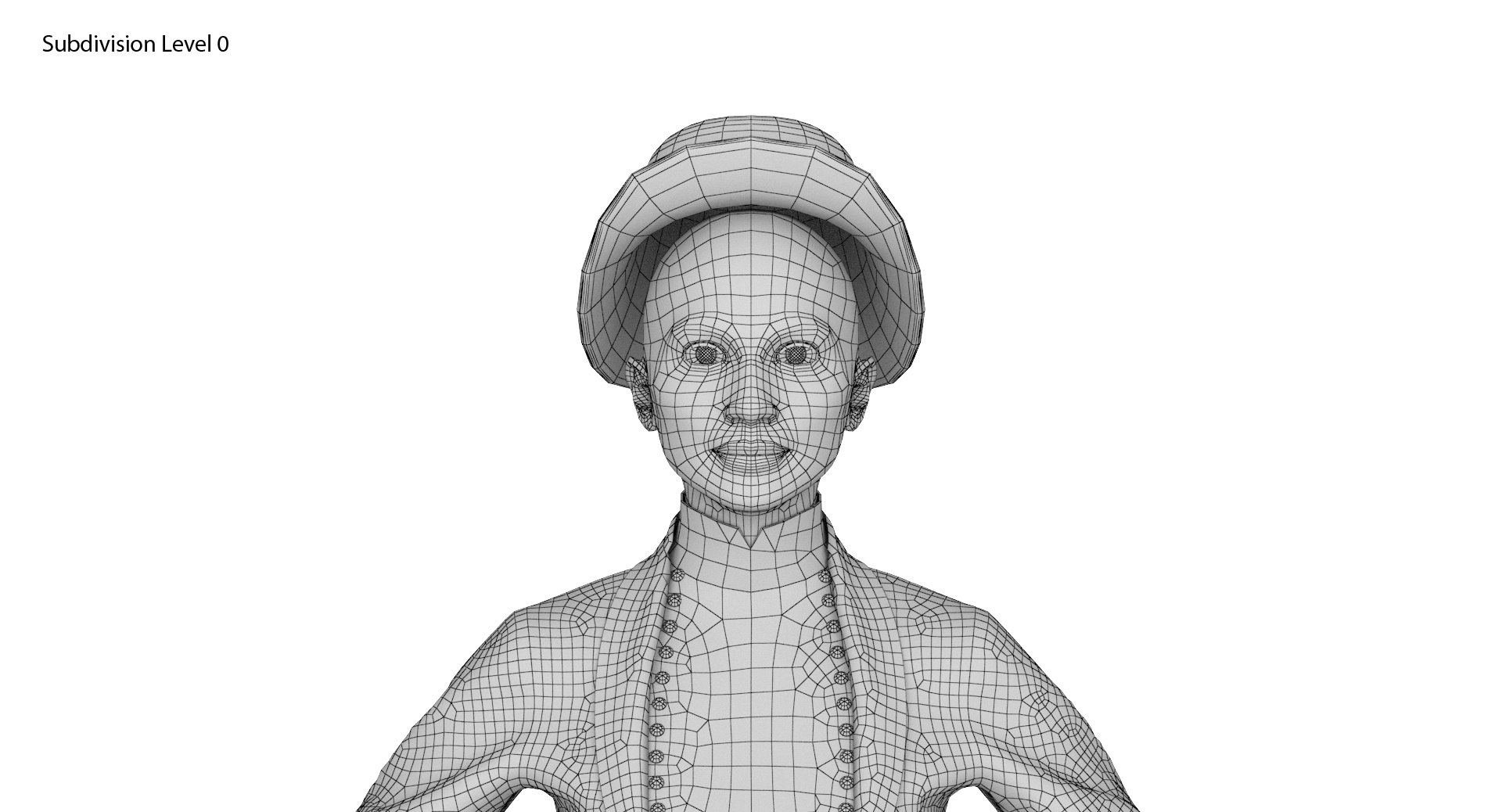 hair female character 3ds