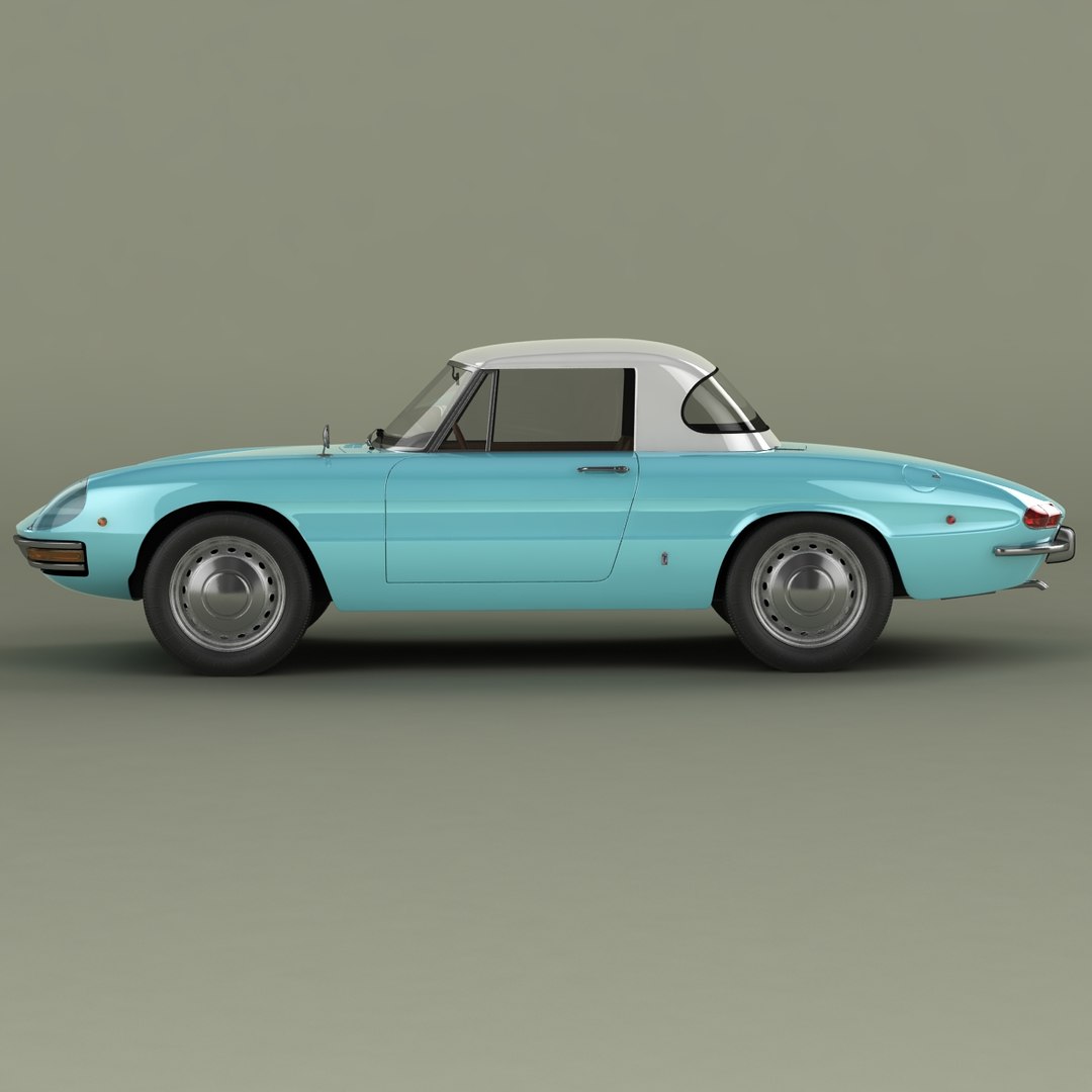 3d Alfa Romeo Duetto