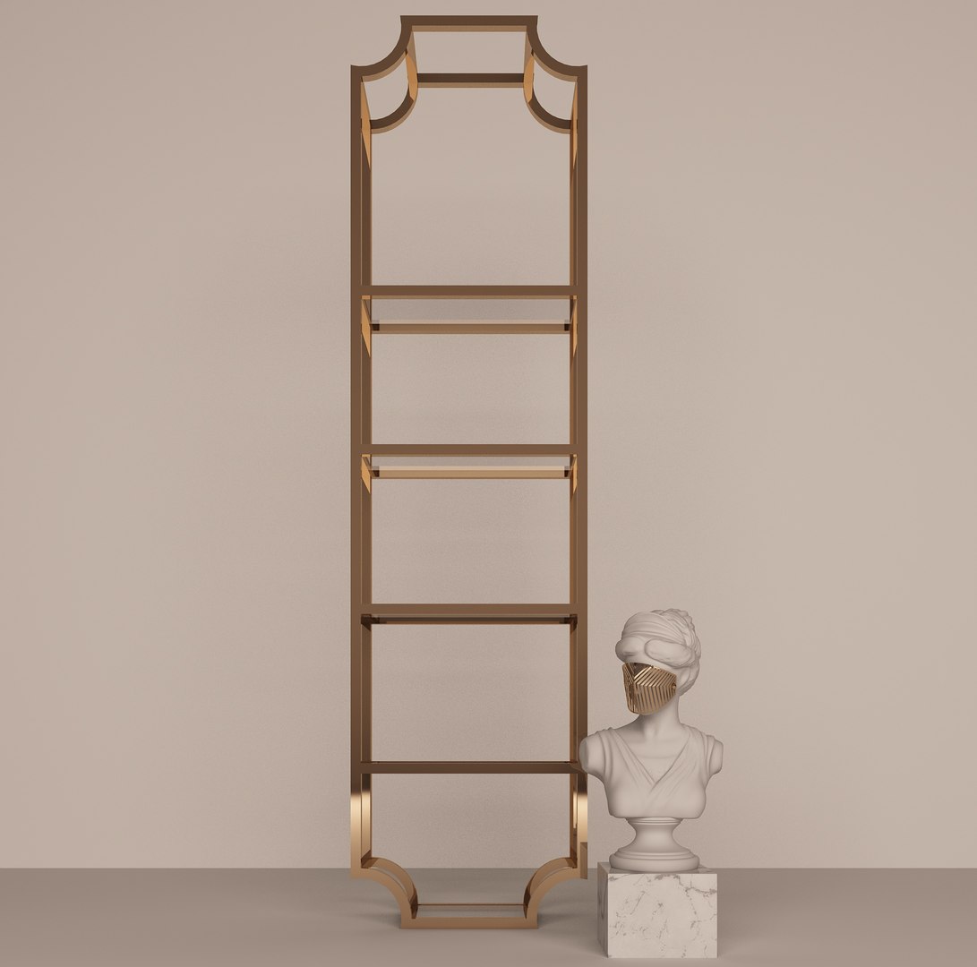 3D BOOKSHELF Model - TurboSquid 1843005