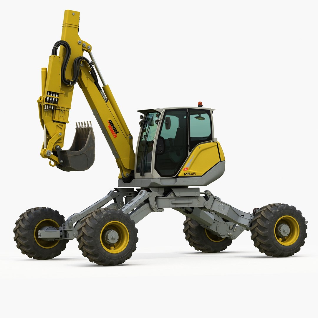 Menzi Muck Excavator 3D Model - TurboSquid 1487223