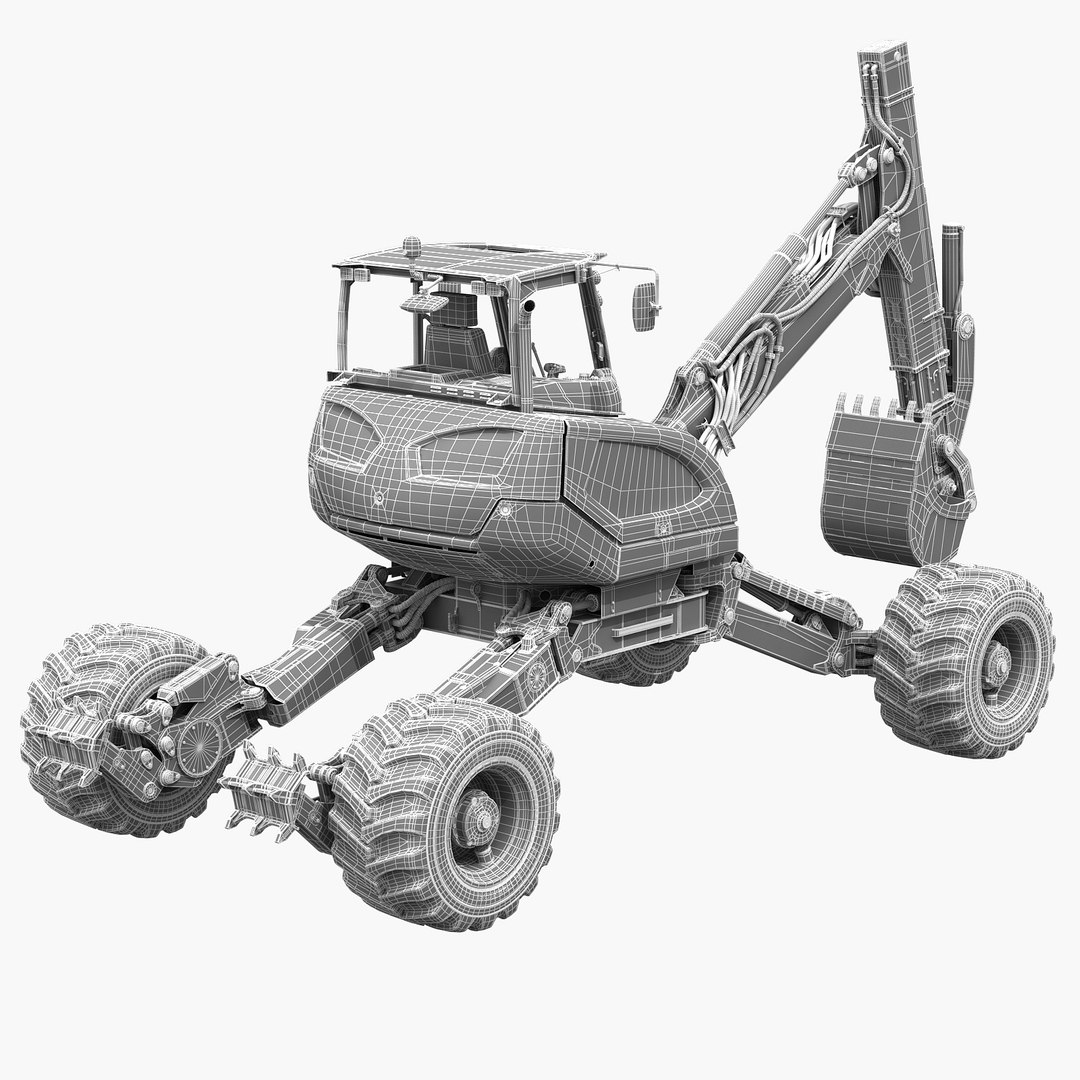 Menzi Muck Excavator 3D Model - TurboSquid 1487223
