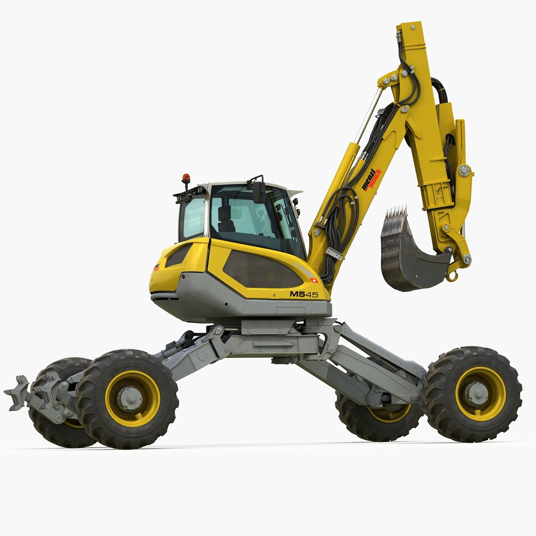 Menzi Muck Excavator 3D Model - TurboSquid 1487223