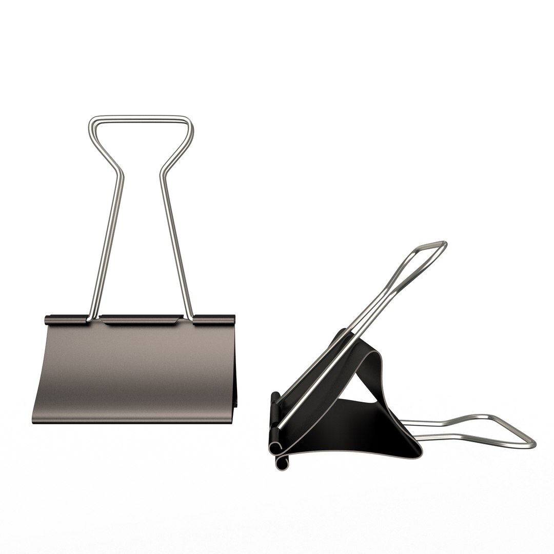 3D Binder Clip Model - TurboSquid 2026030