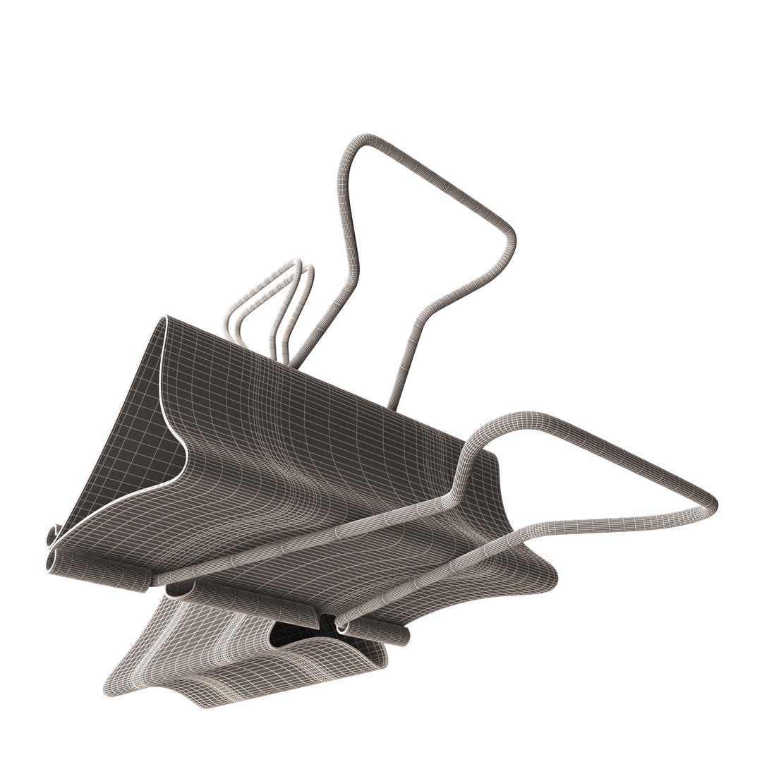 3D Binder Clip Model - TurboSquid 2026030