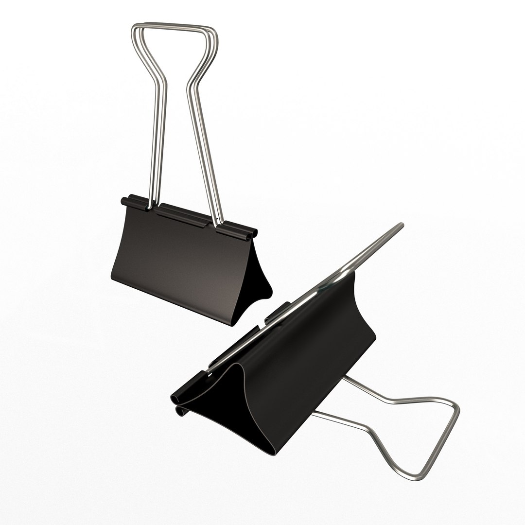 3D Binder Clip Model - TurboSquid 2026030