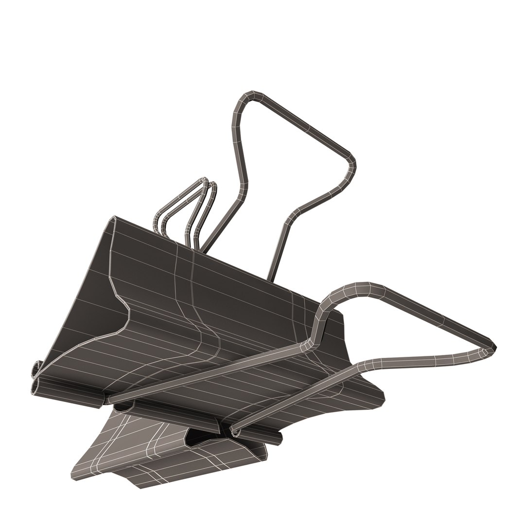 3D Binder Clip Model - TurboSquid 2026030