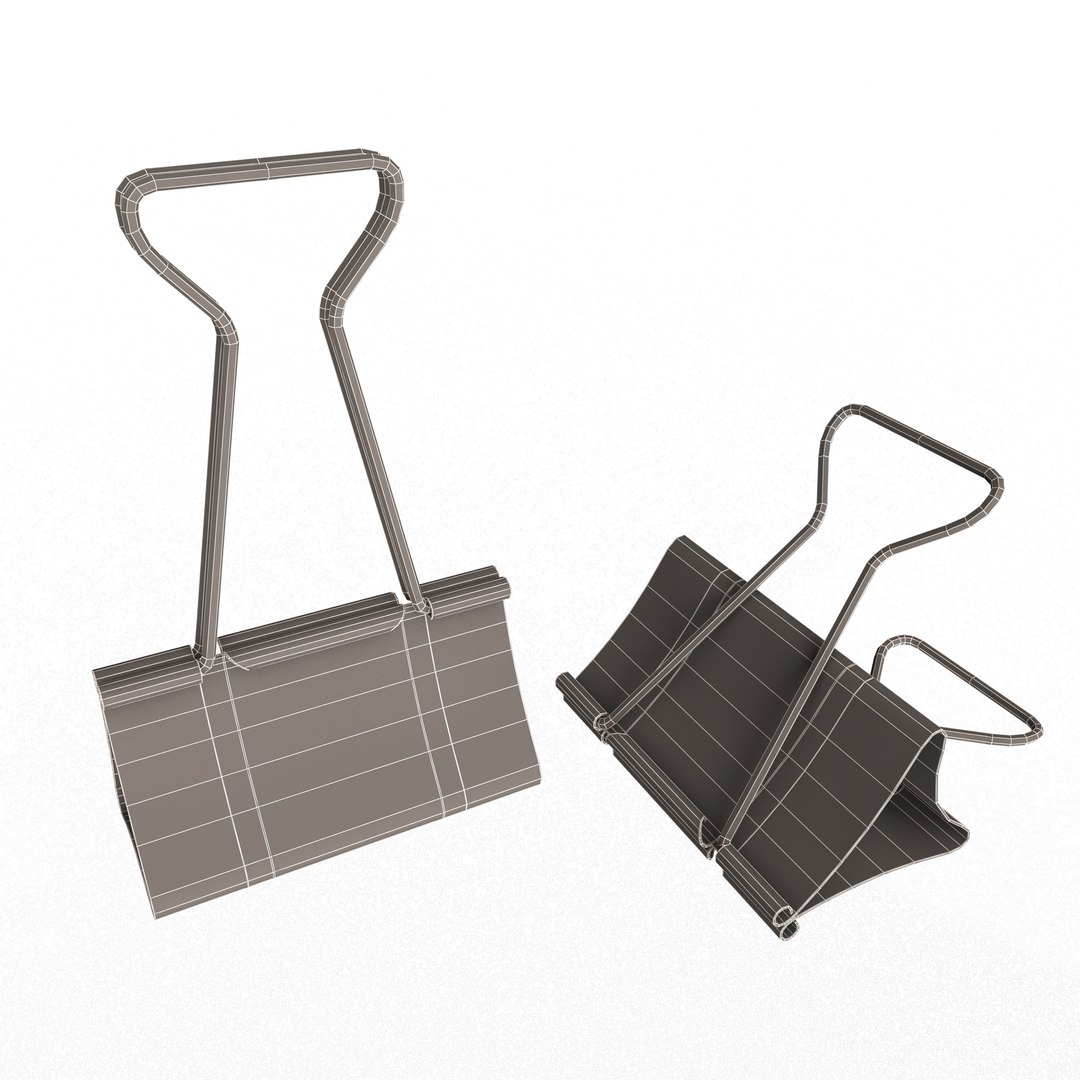 3D Binder Clip Model - TurboSquid 2026030