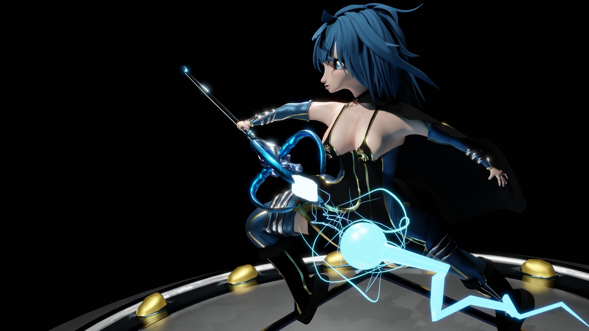 Magical Girl Character 3D Model - TurboSquid 1653011