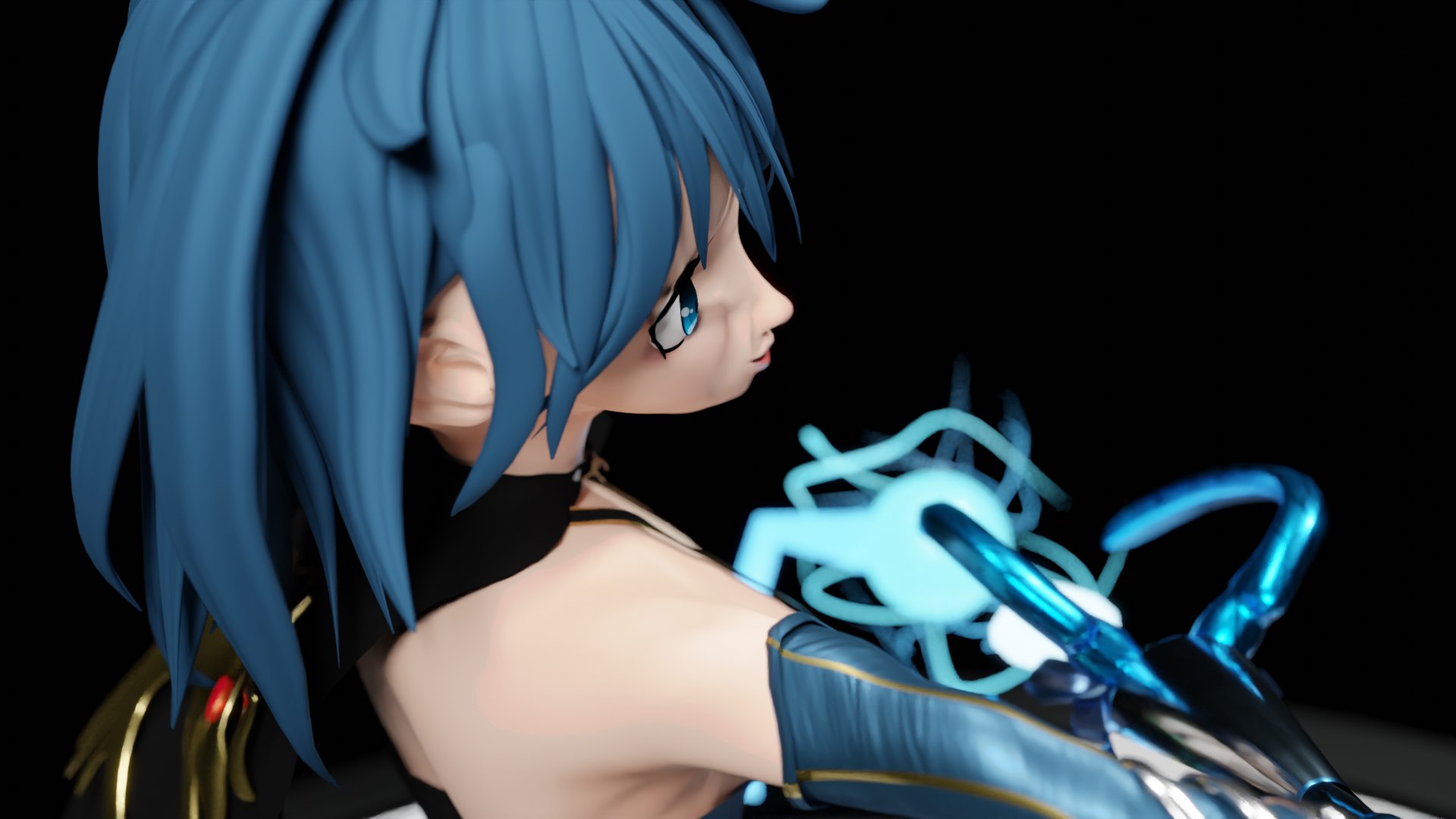 Magical Girl Character 3D Model - TurboSquid 1653011