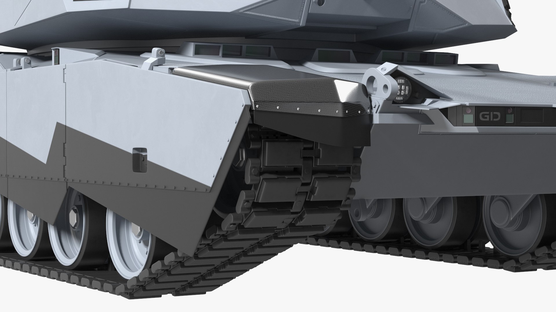 3D Tank Abrams X Grey - TurboSquid 2083656