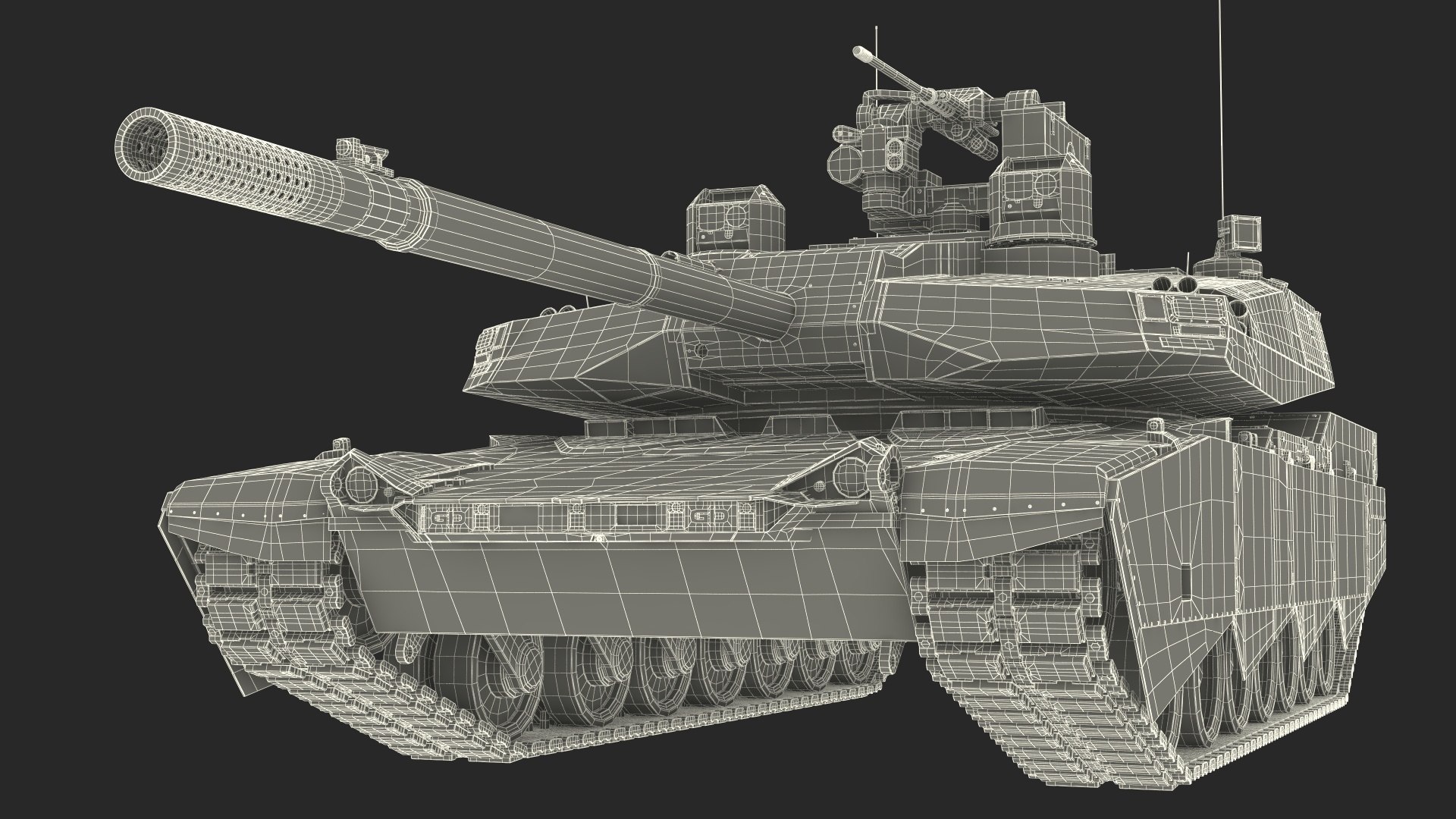 3D Tank Abrams X Grey - TurboSquid 2083656