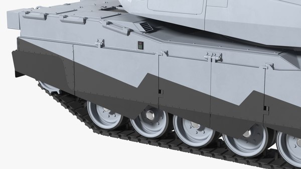 modelo 3d Tanque Abrams X Gris - TurboSquid 2083656