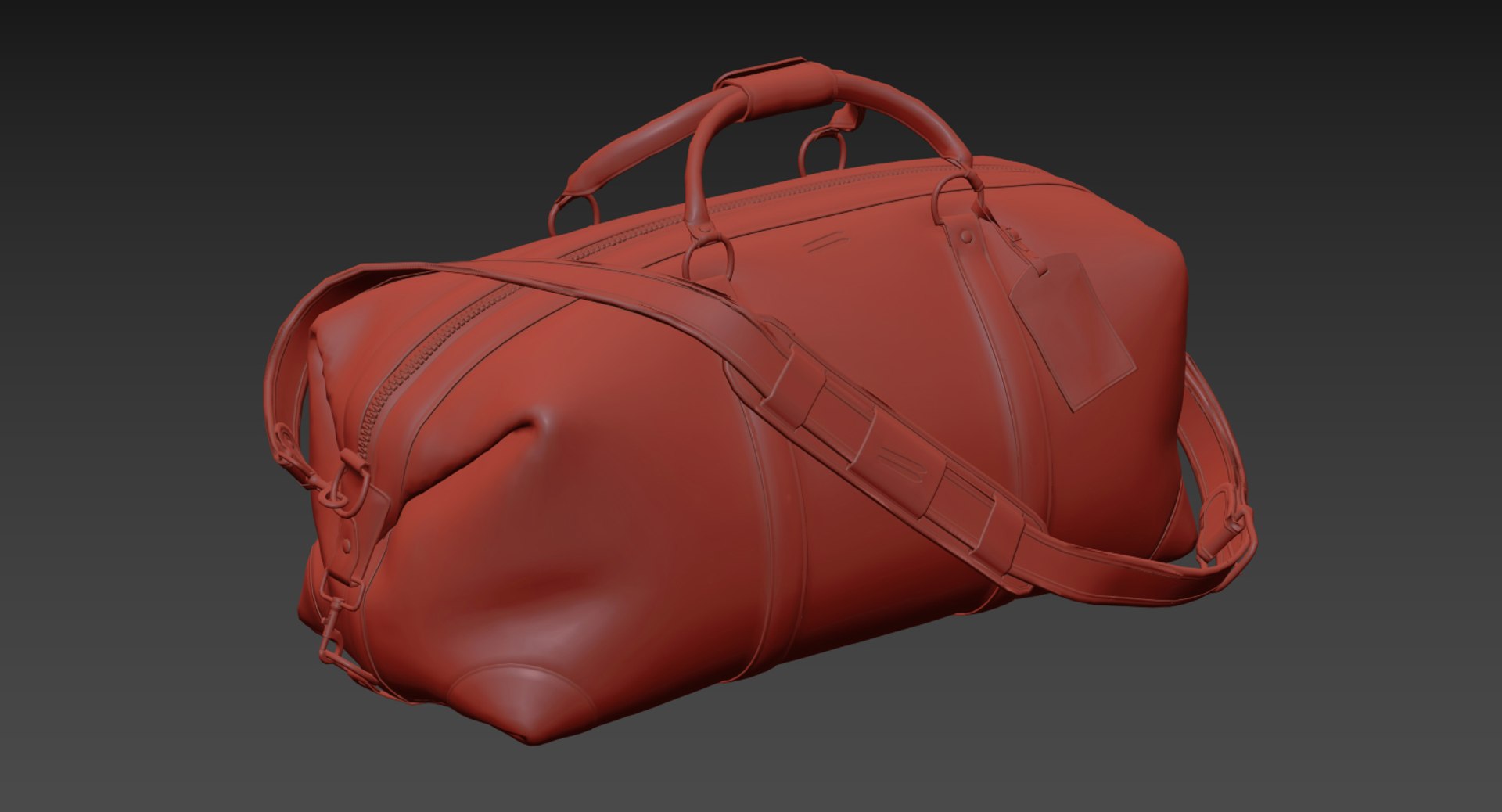 3D Realistic Leather Bag Wright Brothers - TurboSquid 1299802