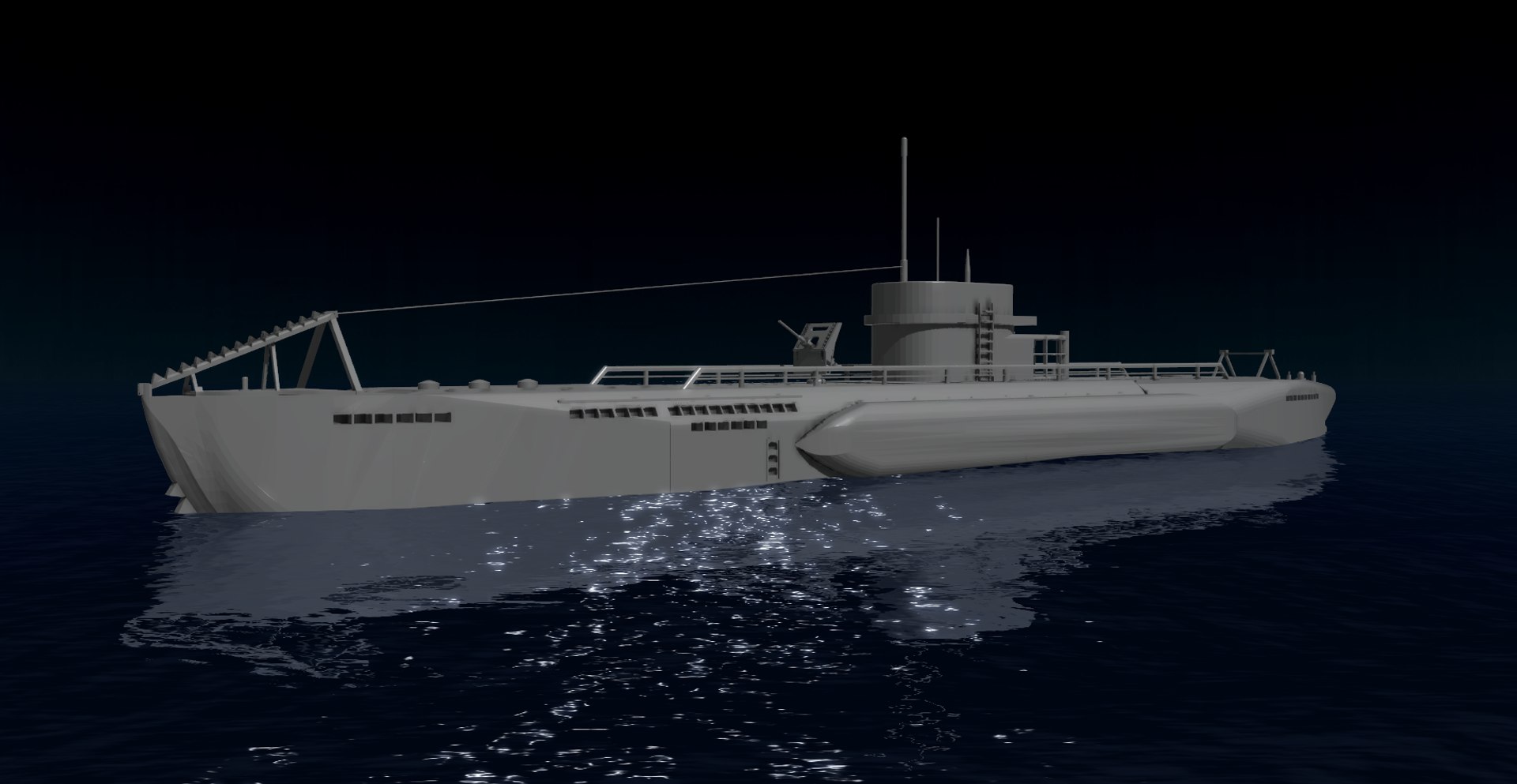 German ww2 submarine 3D model - TurboSquid 1434730