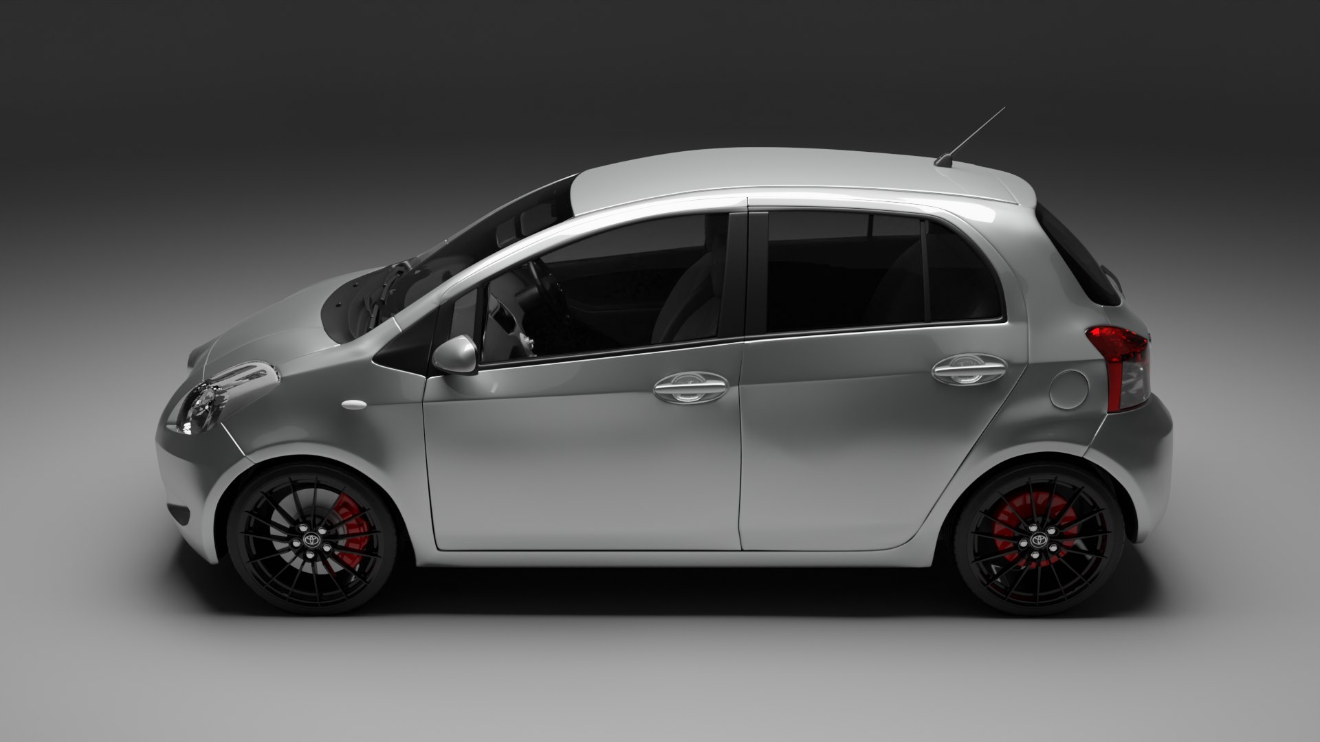 TOYOTA VITZ YARIS 2006 SLIVER 3D Model - TurboSquid 2347709