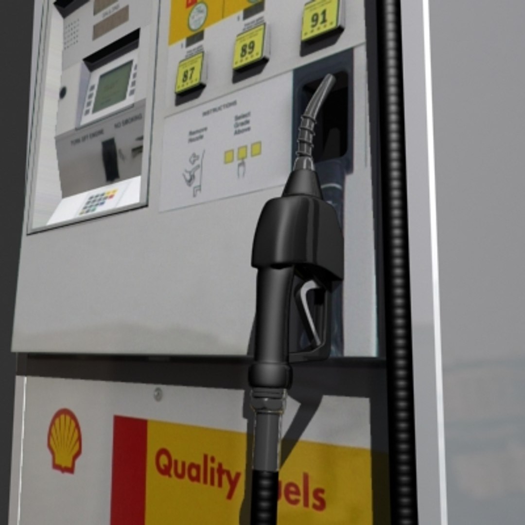 3d Model Of Gas Pump